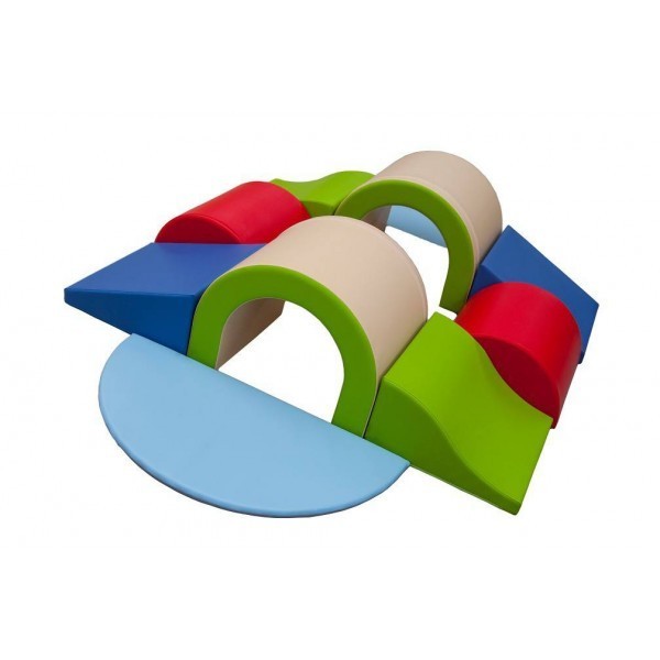 Parcours de motricité « DOUBLE PONT » (10 modules) - KIDEA