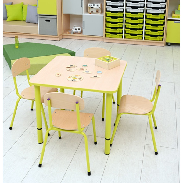 Table et siège scolaire pour primaire et centre de loisirs | kidea.fr