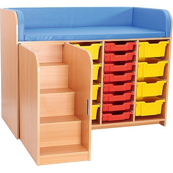 Table à langer avec rangement - KIDEA